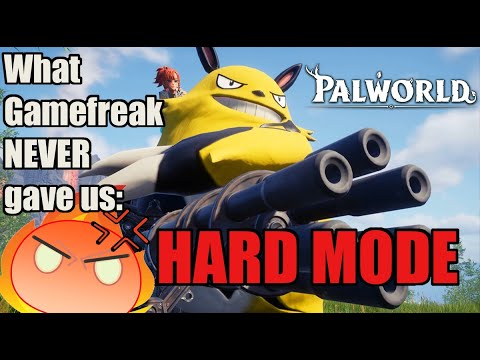 So I tried Palworld.. but in HARD MODE! - YouTube