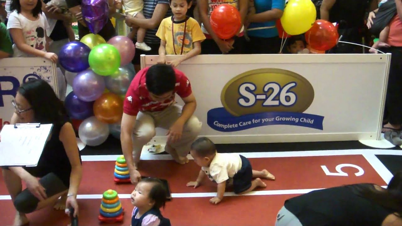 baby crawling competition - YouTube