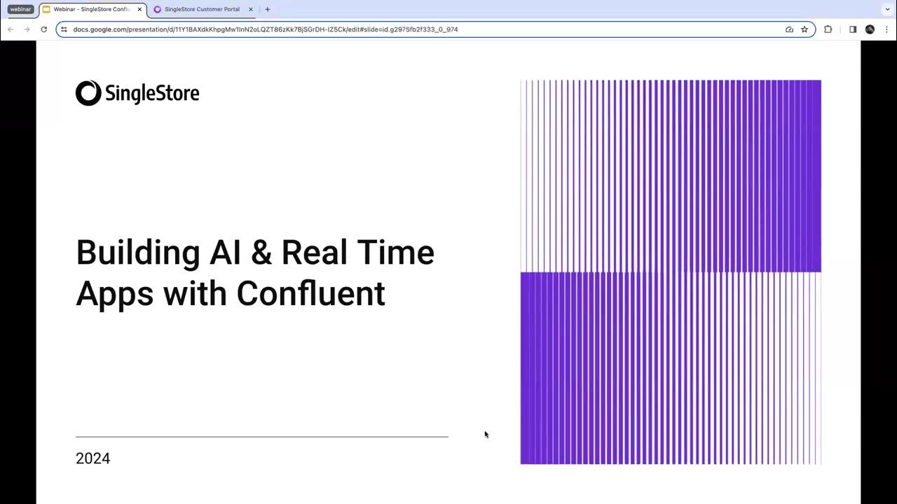 Building AI and Real-Time Applications Using Confluent and SingleStore | SingleStore Webinars ...