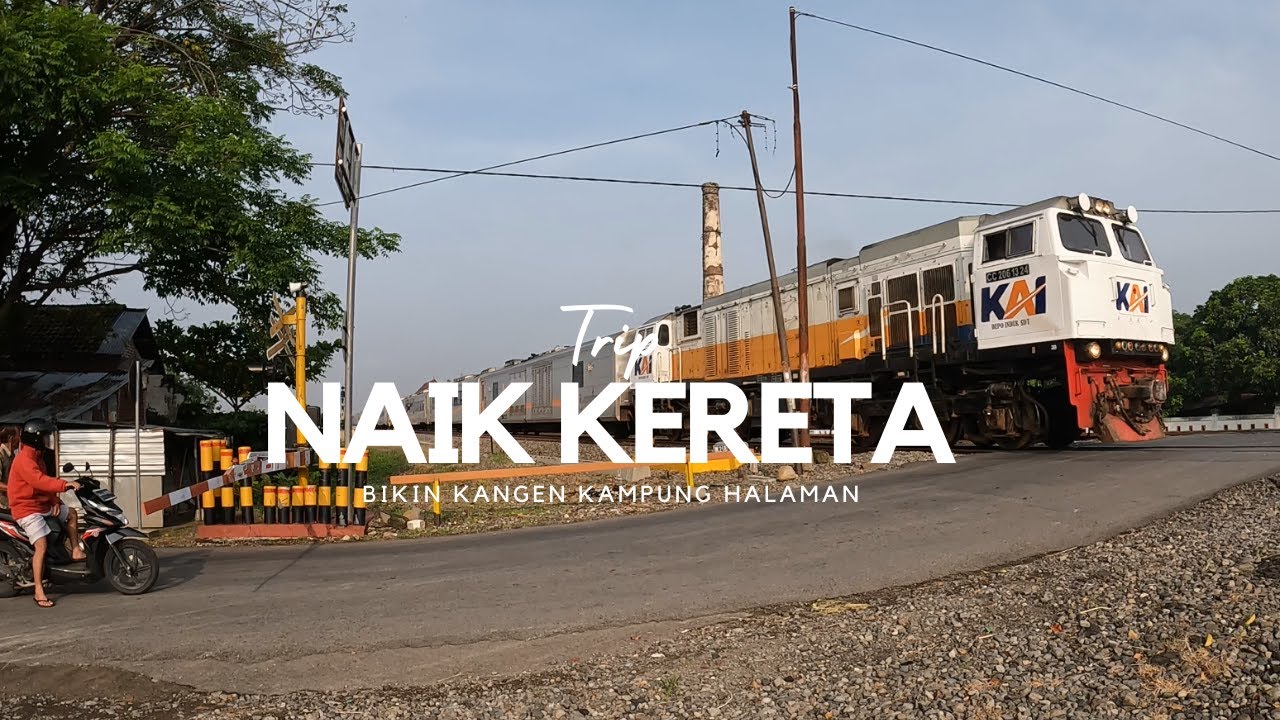 Kereta Api indonesia - Penyebrangan Kereta Api Terlama [4K] - YouTube