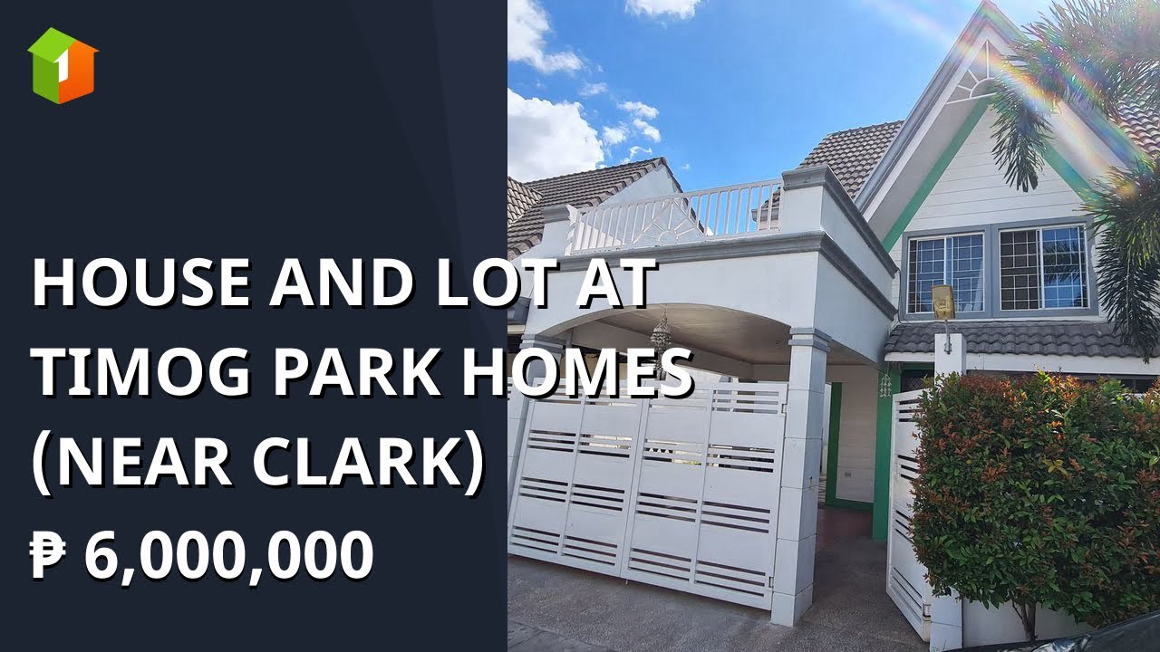 HOUSE AND LOT AT TIMOG PARK HOMES (NEAR CLARK) - YouTube
