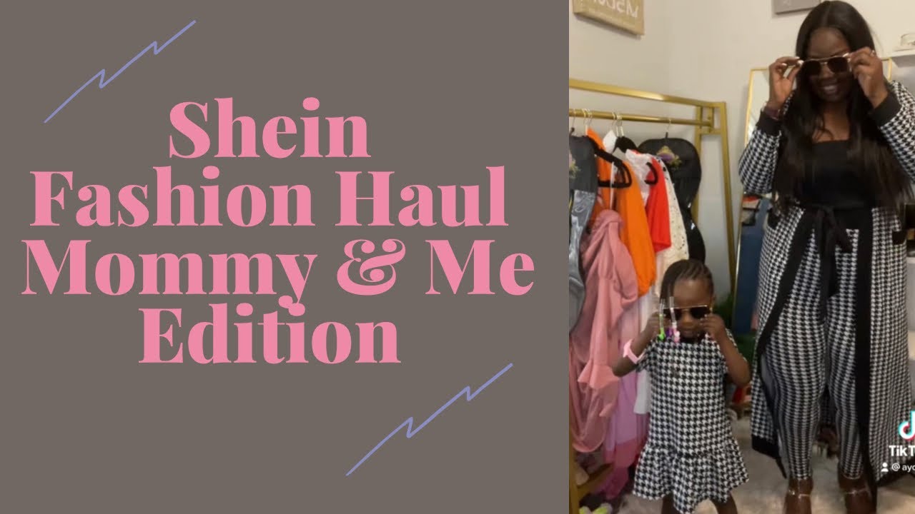 Mommy and Me Shein Dancing Fashion Looks with Tutorial #mommyandme ...