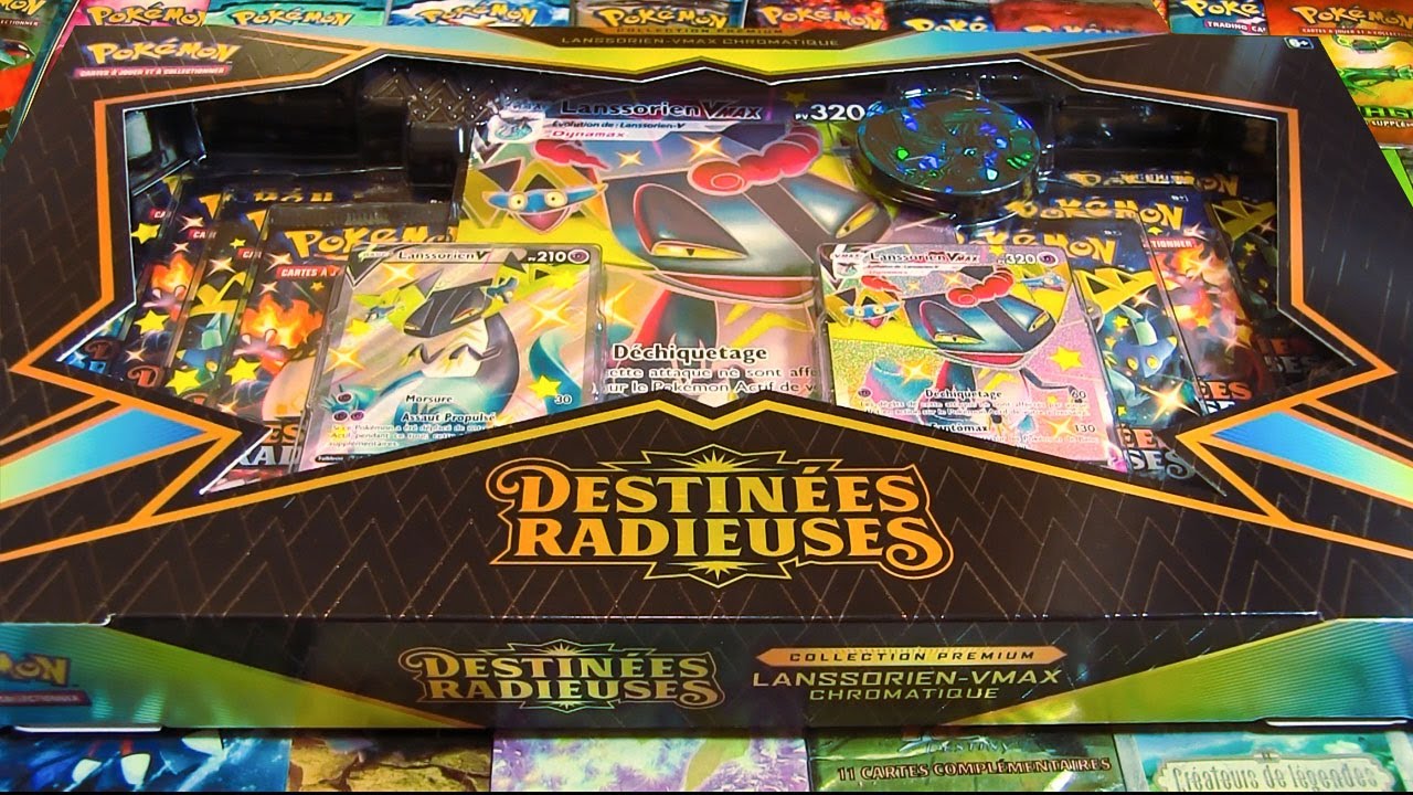JE N'AI JAMAIS VU CETTE CARTE ! Ouverture du Coffret Pokémon Lanssorien ...