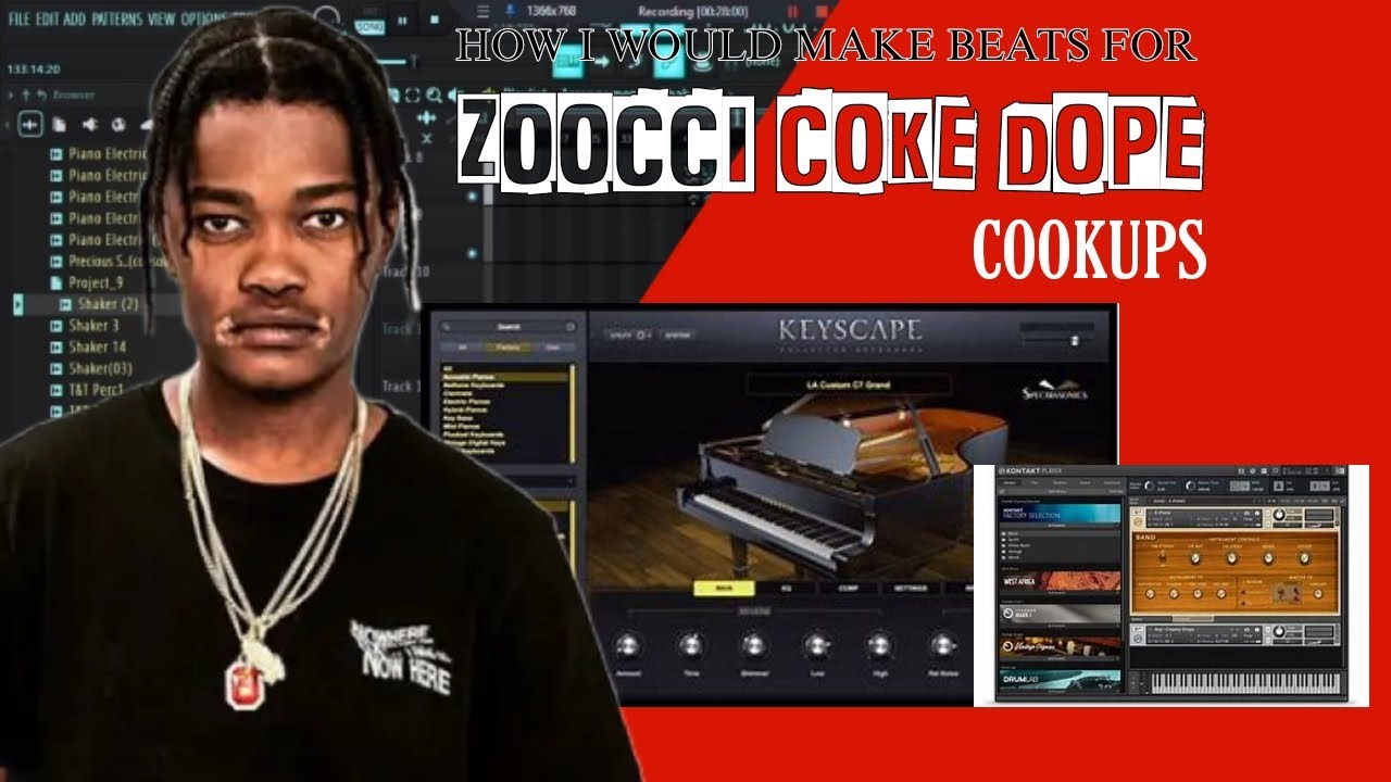 Cooking up for Zoocci Coke Dope in FL Studio 21 - COOKUPS - YouTube
