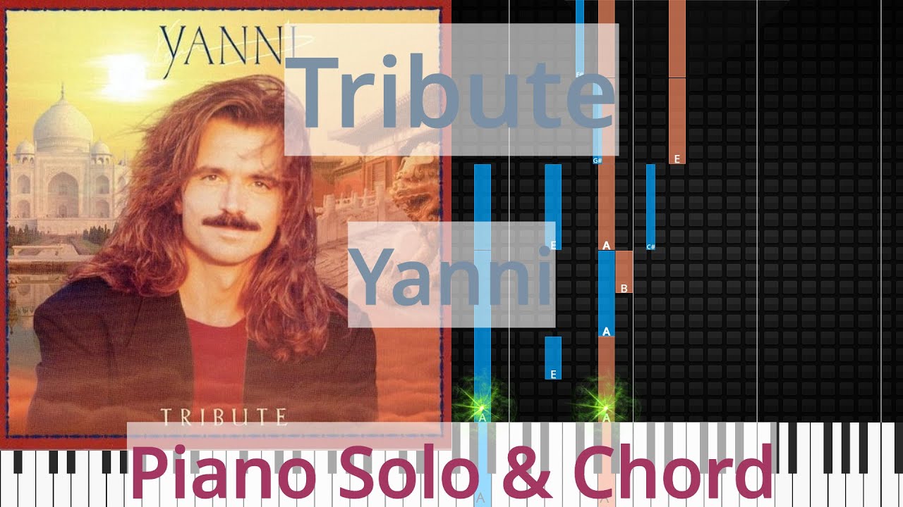 🎹Tribute, Solo & Chord, Yanni, Synthesia Piano - YouTube