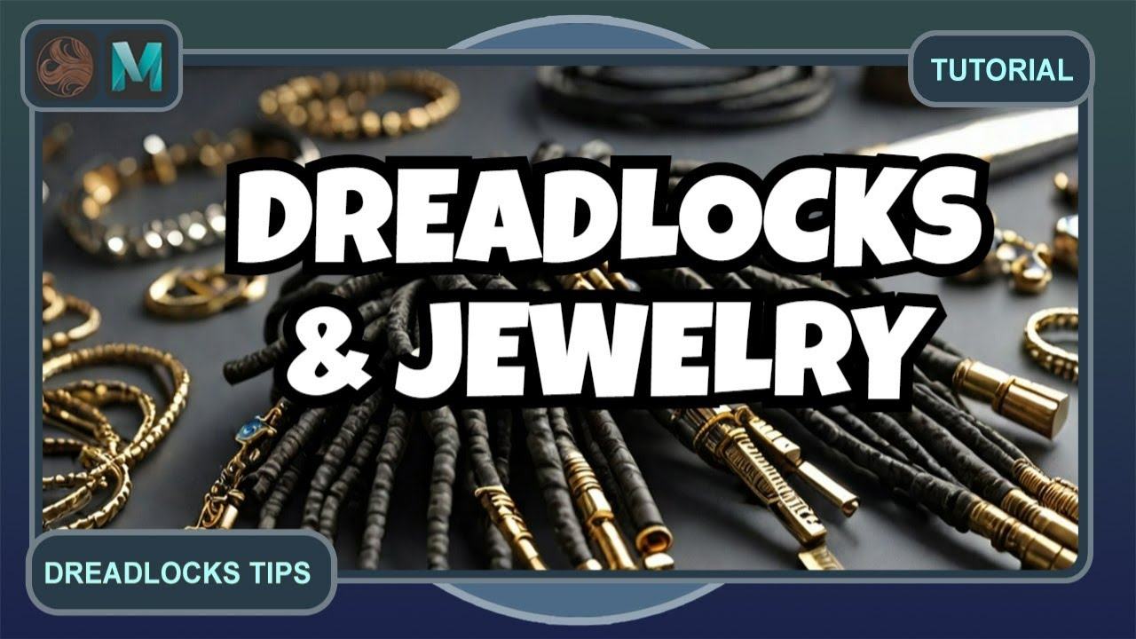 Ornatrix Maya | How do I create dreadlocks with jewelry? - YouTube