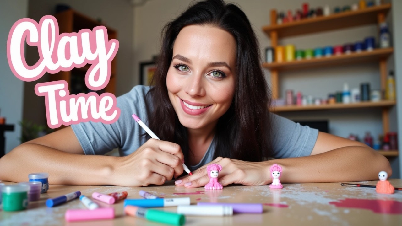 The ULTIMATE Guide to Coloring Air-Dry Clay - YouTube