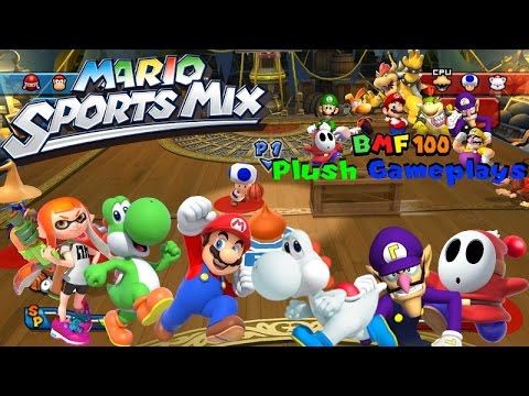 BMF100 Plush Gameplays: Mario Vs White Yoshi (Basketball) Mario Sports ...