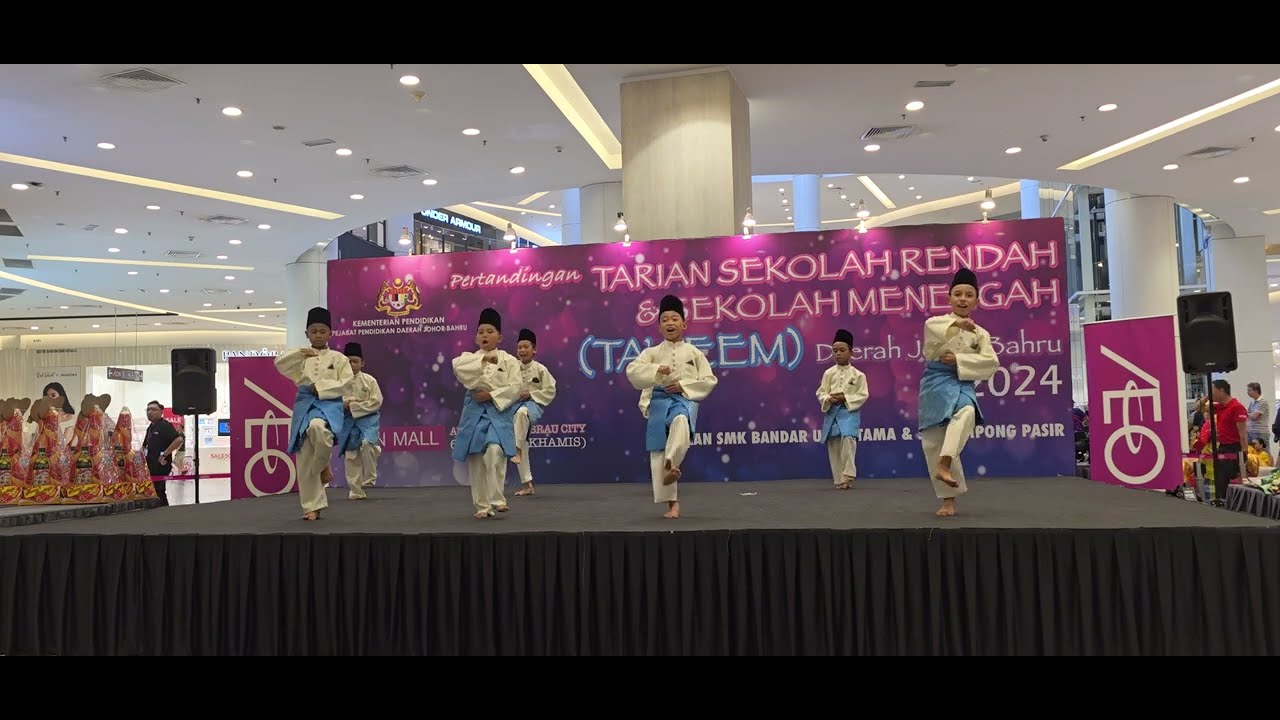 PERTANDINGAN TARIAN RAMPAIAN TRADISIONAL KE-5 SK KOMPLEKS SULTAN ABU BAKAR JB 2024 - YouTube