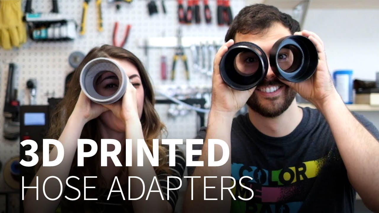 How to model and 3D print hose adapters (in Onshape, with templates ...