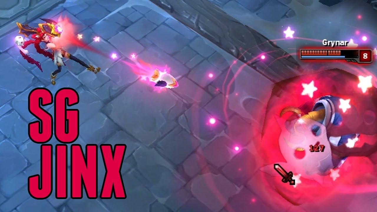 LoL Star Guardian Jinx LEGENDARY Skin Spotlight - YouTube
