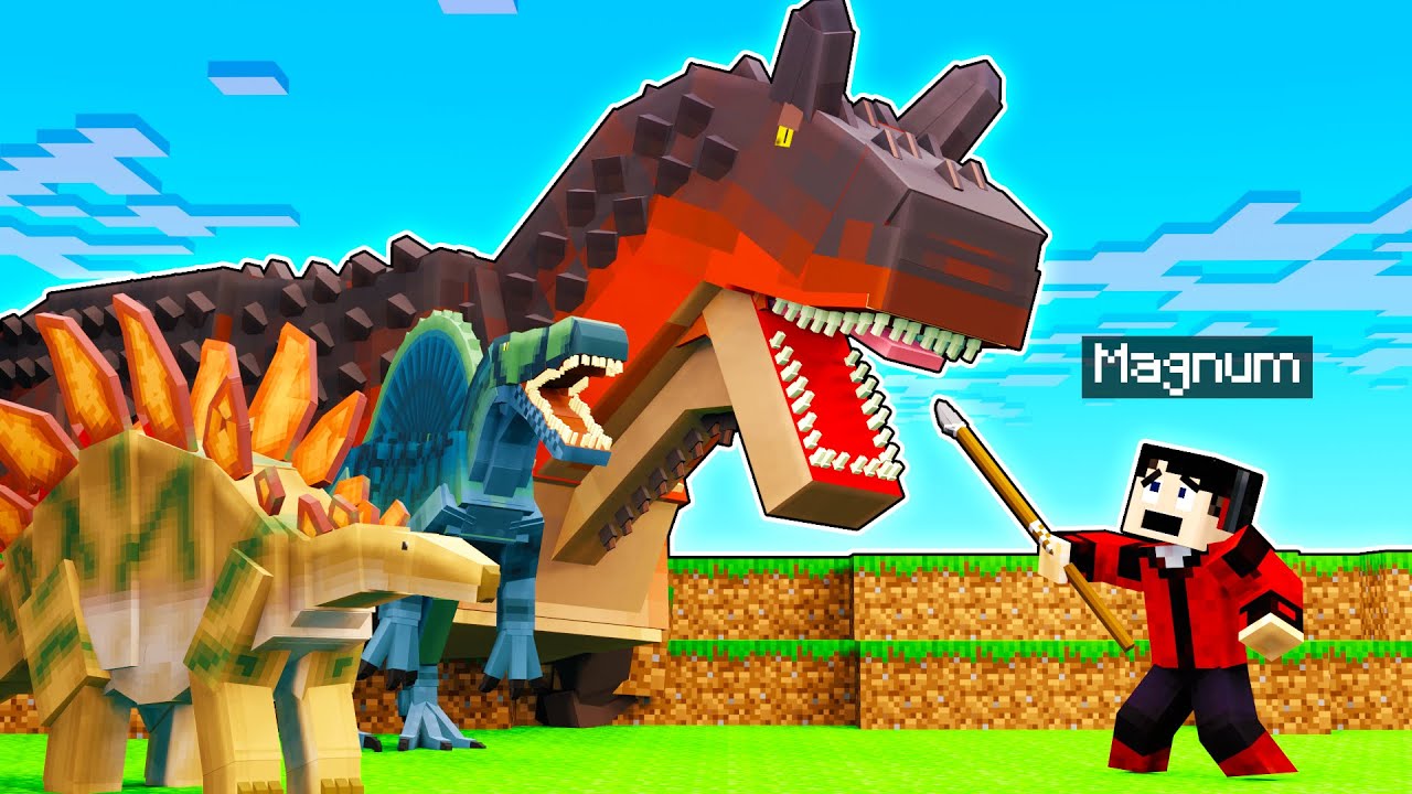 SOY CAZADOR DE DINOSAURIOS! 😱🔥 | Minecraft - YouTube