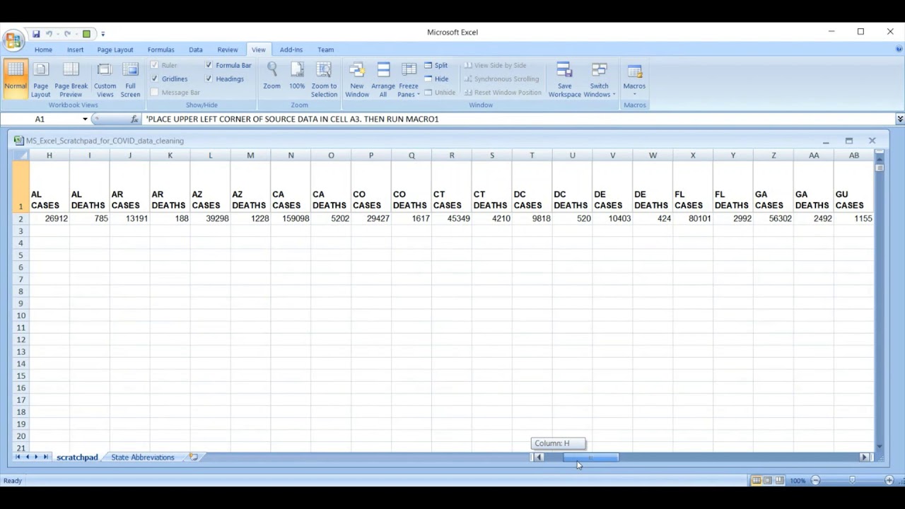 Frank's Upwork Excel / VBA Development Demo - YouTube