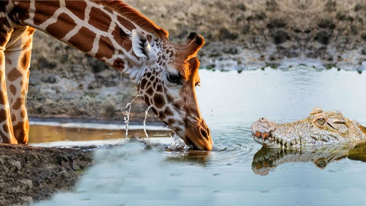 Animal World - How can crocodiles attack giraffes? - YouTube