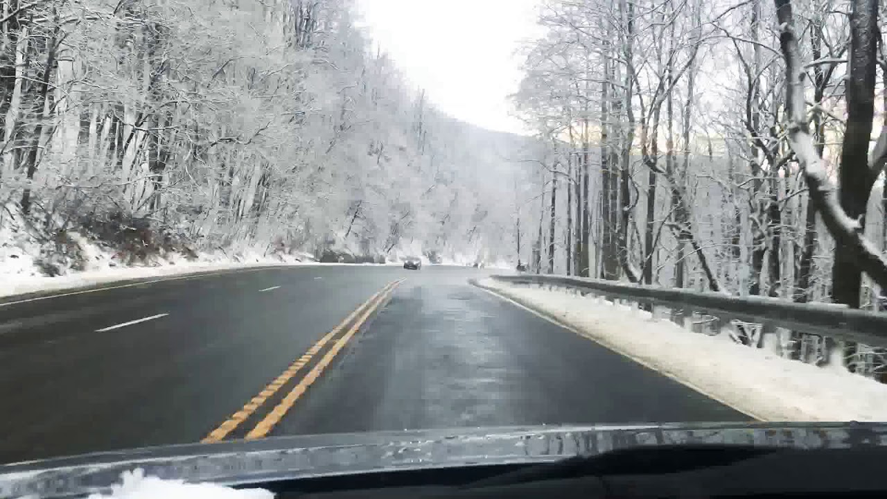 Shenandoah National Park- Winter Wonderland Time Lapse - YouTube