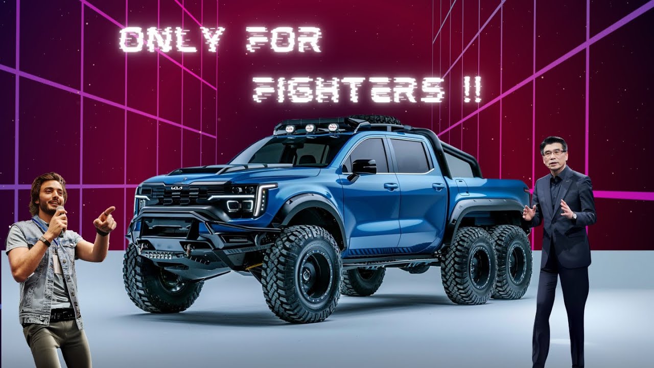 The Birth of a 6-Legged Monster: Kia Unveils the 2025 Tasman 6x6! - YouTube