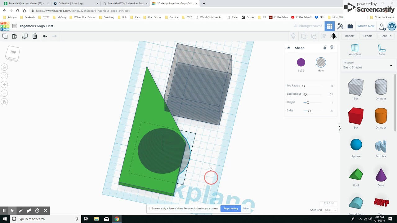 TinkerCAD Fins - YouTube