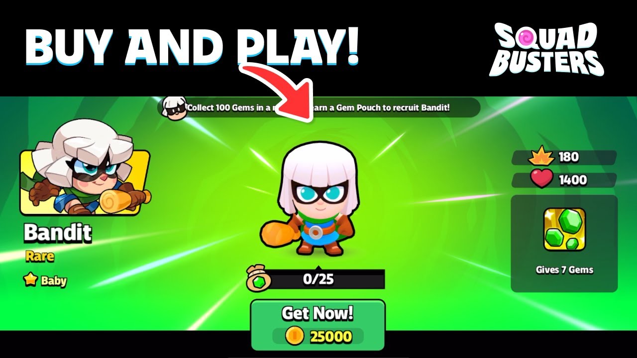 BUY AND FIRST GAME WITH BANDIT SQUAD BUSTERS - YouTube