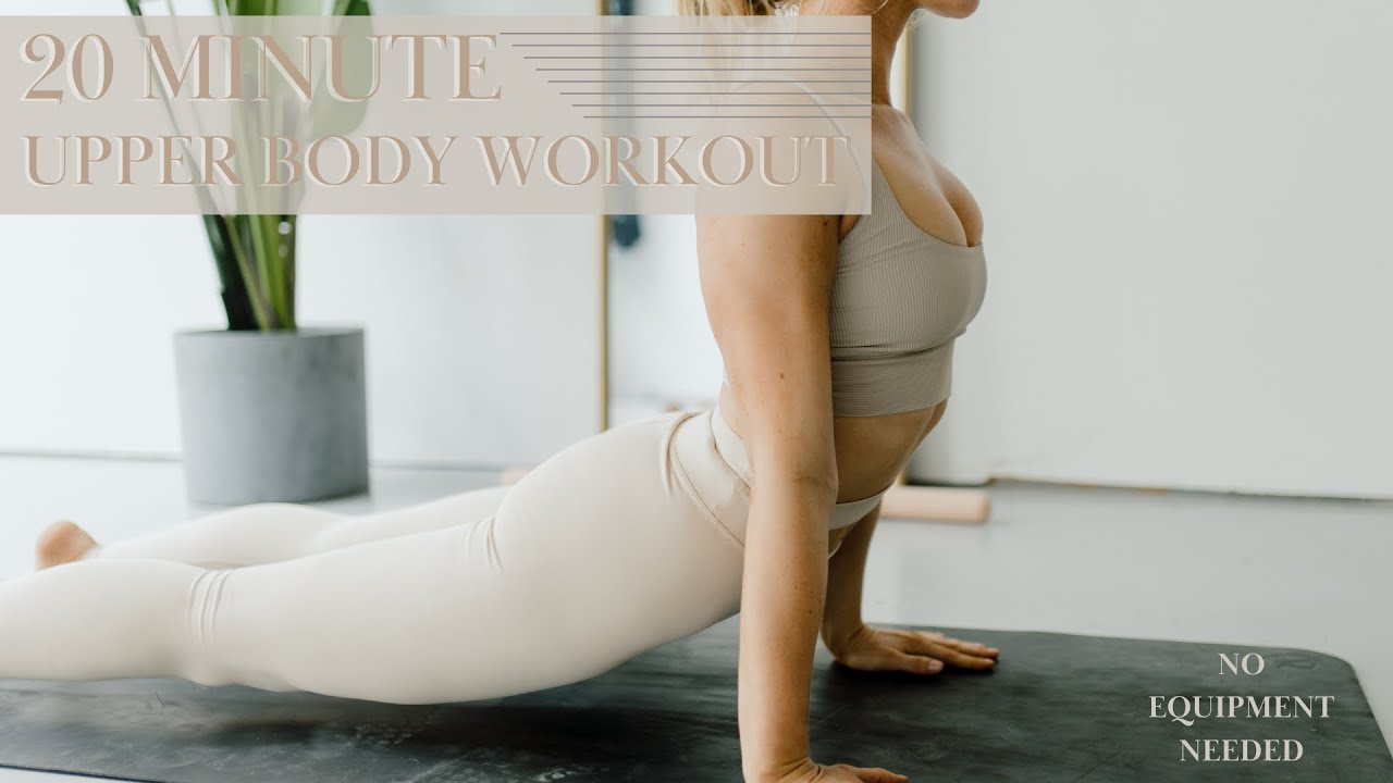 Upper Body Finesse: 20 Minute High Intensity Interval Workout - YouTube