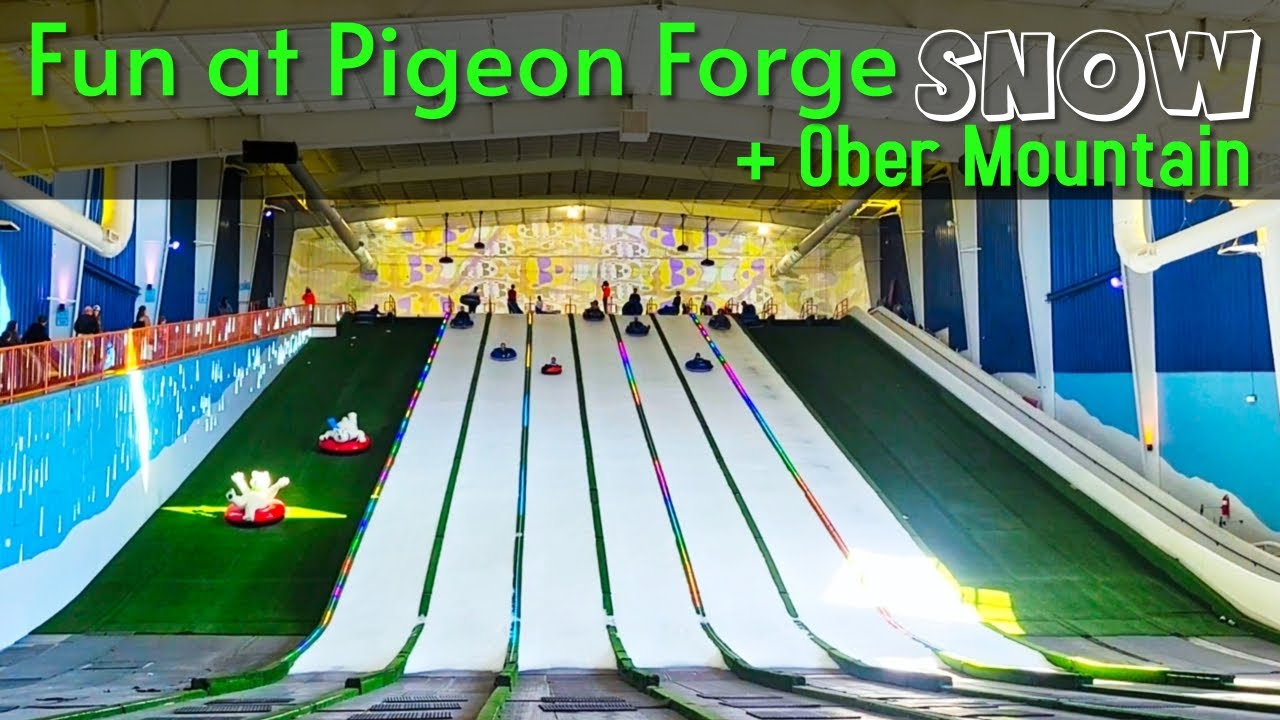 Pigeon Forge Snow + Ober Mountain - Tennessee - YouTube
