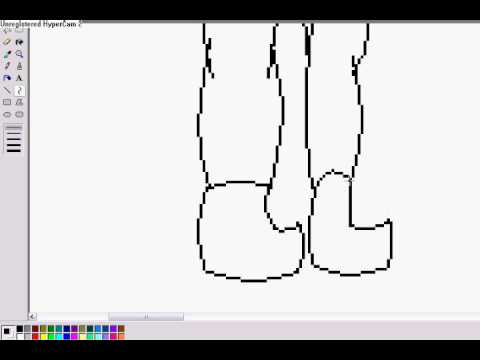 How to draw a Runescape character with MS paint 2 - YouTube