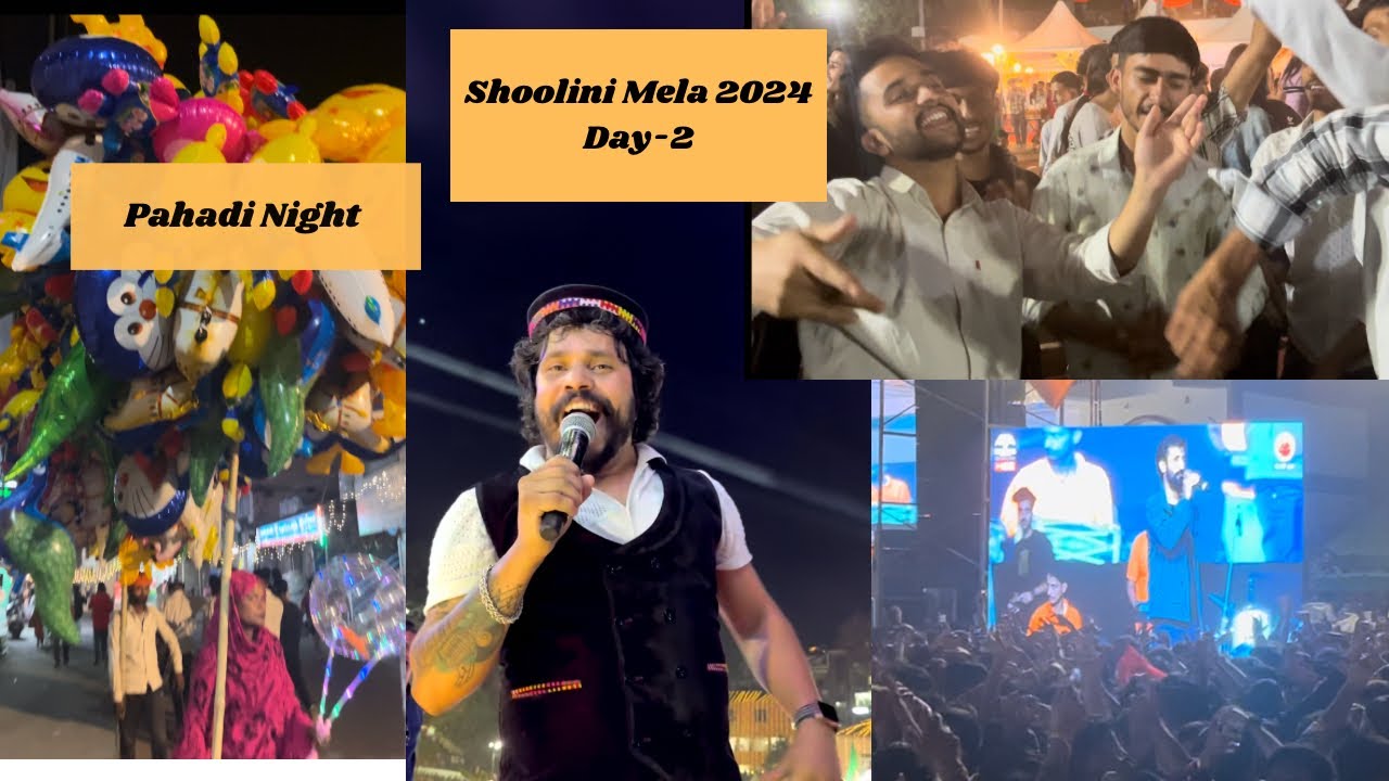 Shoolini Mela 2024 Day-2 || Arun Justa || AC Bhardwaj || Pahadi Night ...