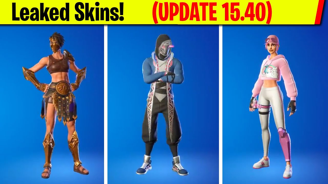 ALL Update 15.40 LEAKED SKINS - Fortnite Season 5 - Britestorm Bomber ...