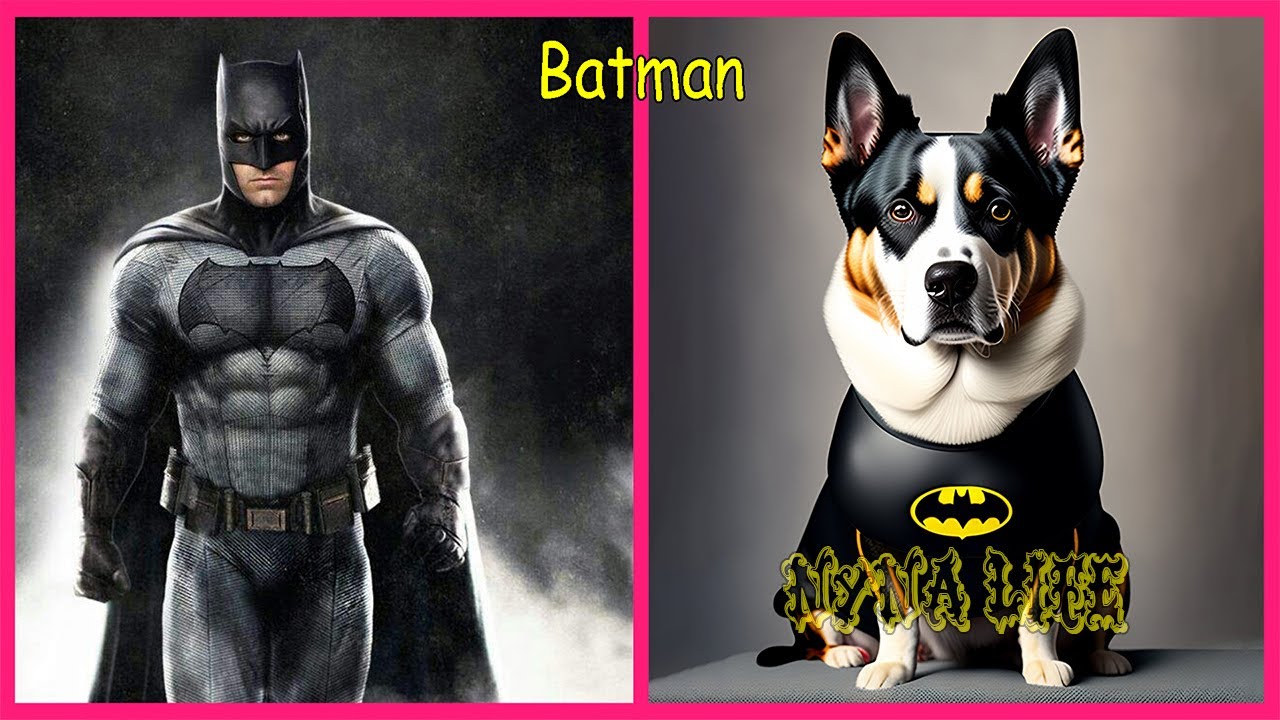 Superheroes Characters in Real Life Dogs 👉 @NynaLife - YouTube