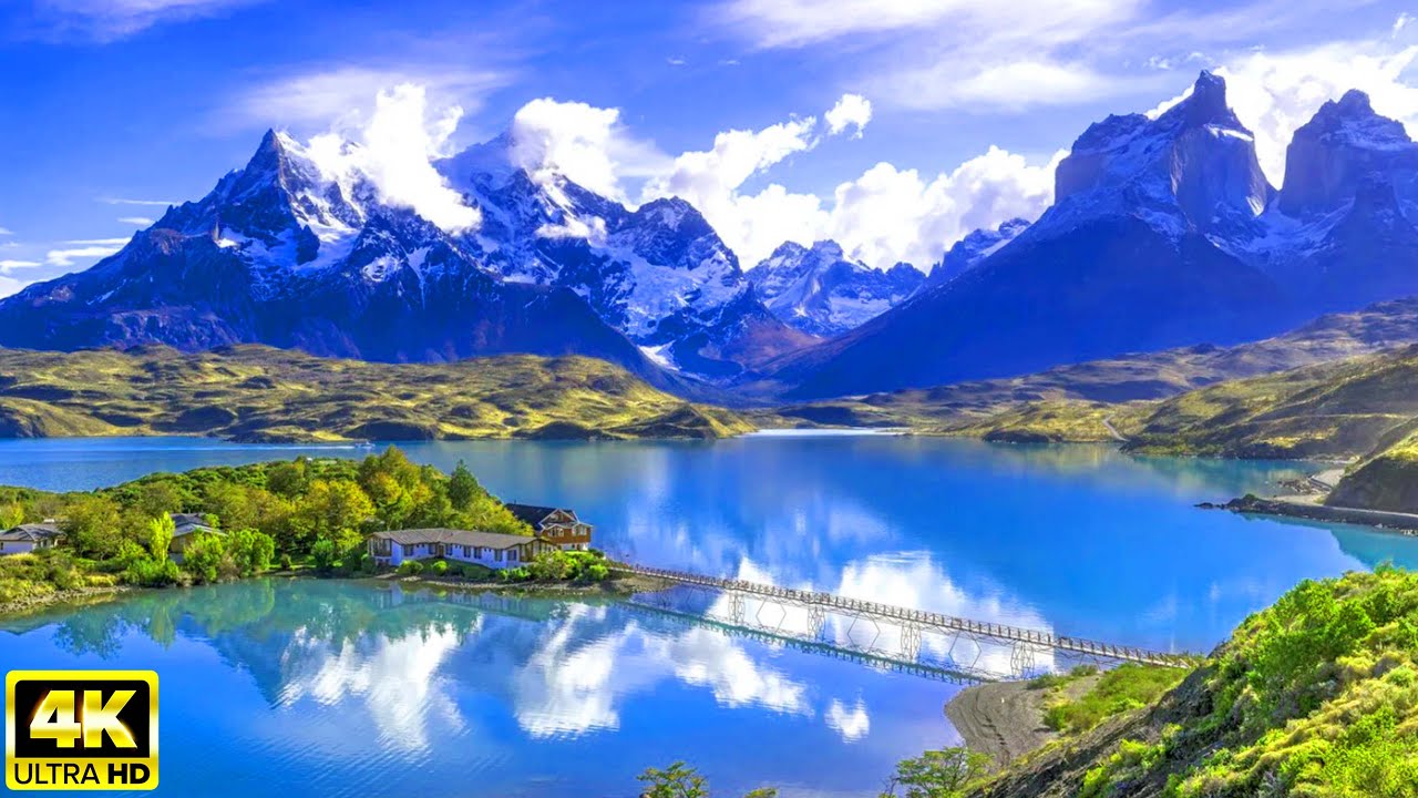 🌈 Relaxing Lake Scene - Deep Sleep Music : Meditation, Study & Spa ...