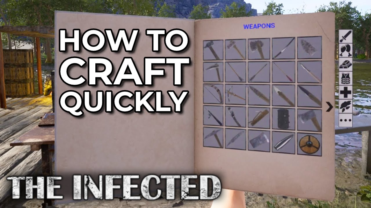 How to Craft Items Fast - THE INFECTED Guide - YouTube
