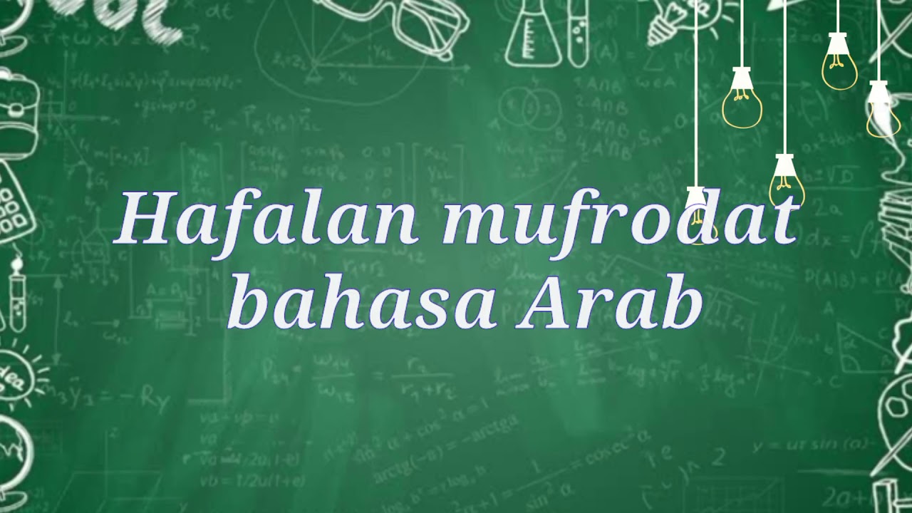Mufrodat bahasa Arab - YouTube