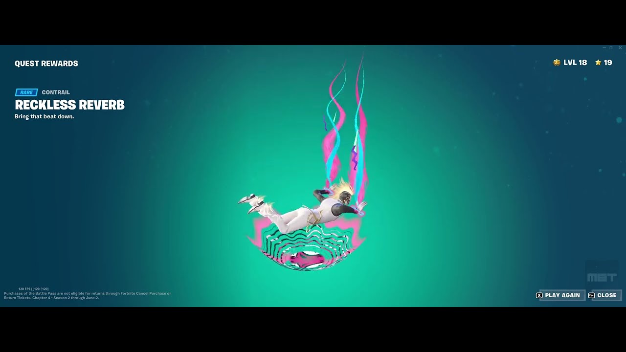 [SHOWCASE] FORTNITE QUESTS REWARDS: CONTRAIL RECKLESS REVERB - YouTube