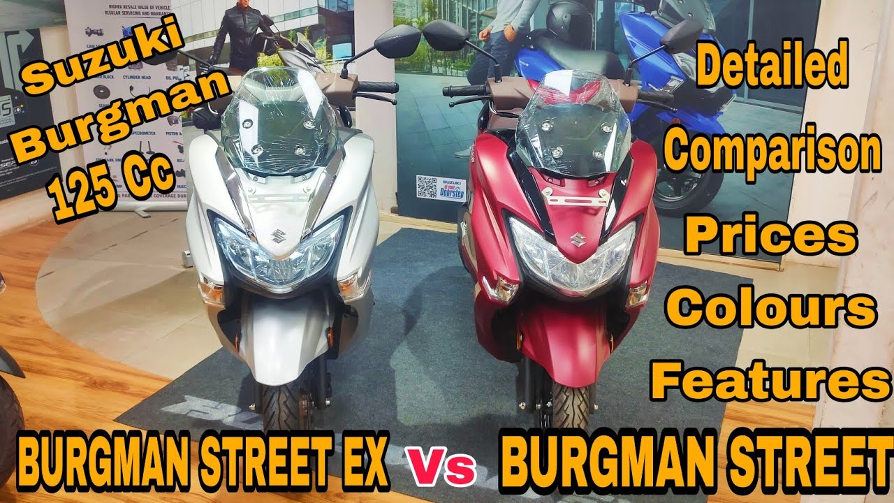 2023 Burgman Street Ex Vs 2022 Burgman Street || Detailed Information ...