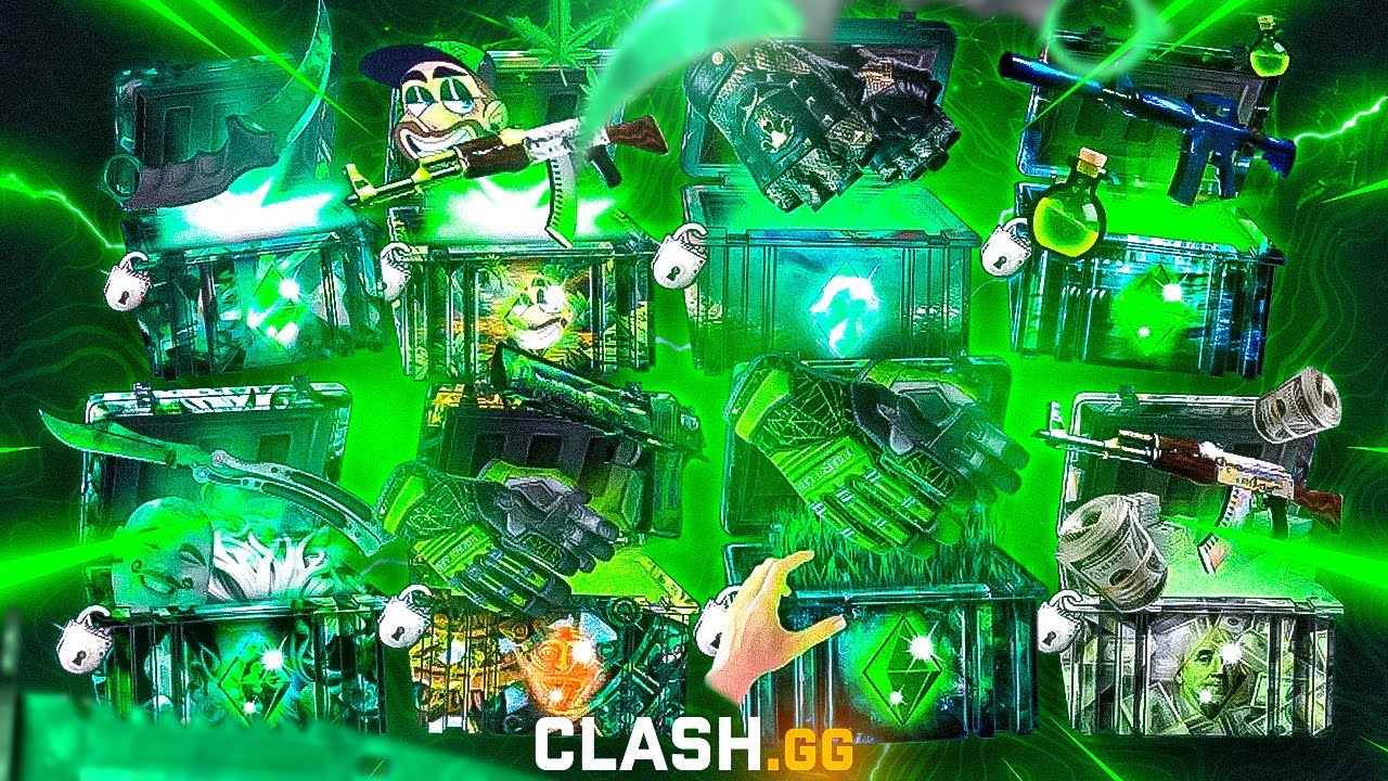 I ONLY TRIED GREEN CASES AND THIS HAPPENED!? (Clash Highrolling) - YouTube