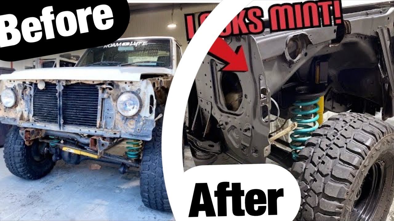 Rusty FRAME / BODY RESTORATION on a GQ Patrol! - 4wd build ep 2 - YouTube