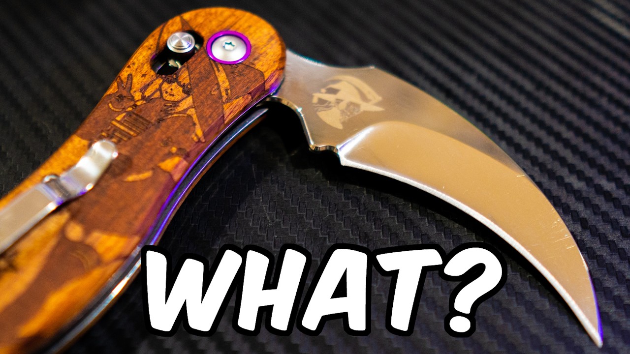 The Most INSANE knife design of 2025! The POCKET SCYTHE - KTactical ...