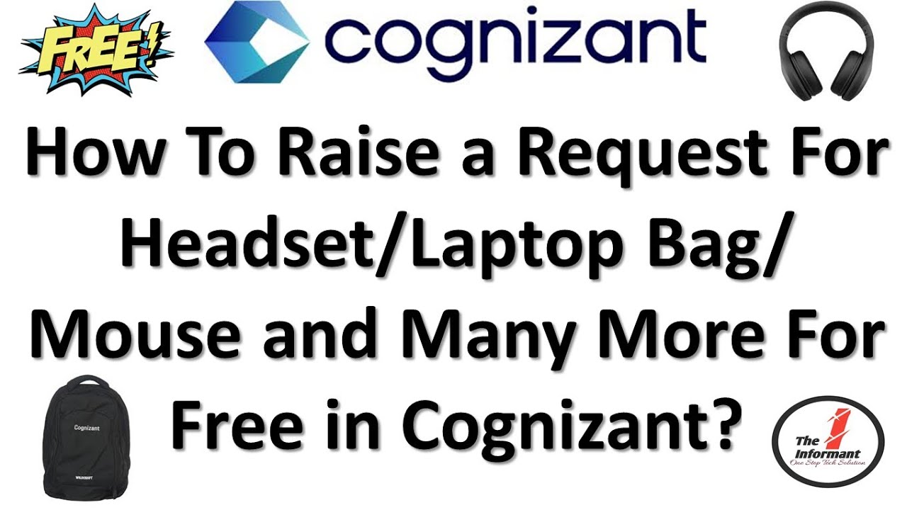 How To Raise a Request For Headset/Mouse/Bag in Cognizant?|How to get ...