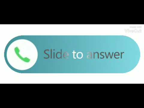 Slide to answer iphone - YouTube