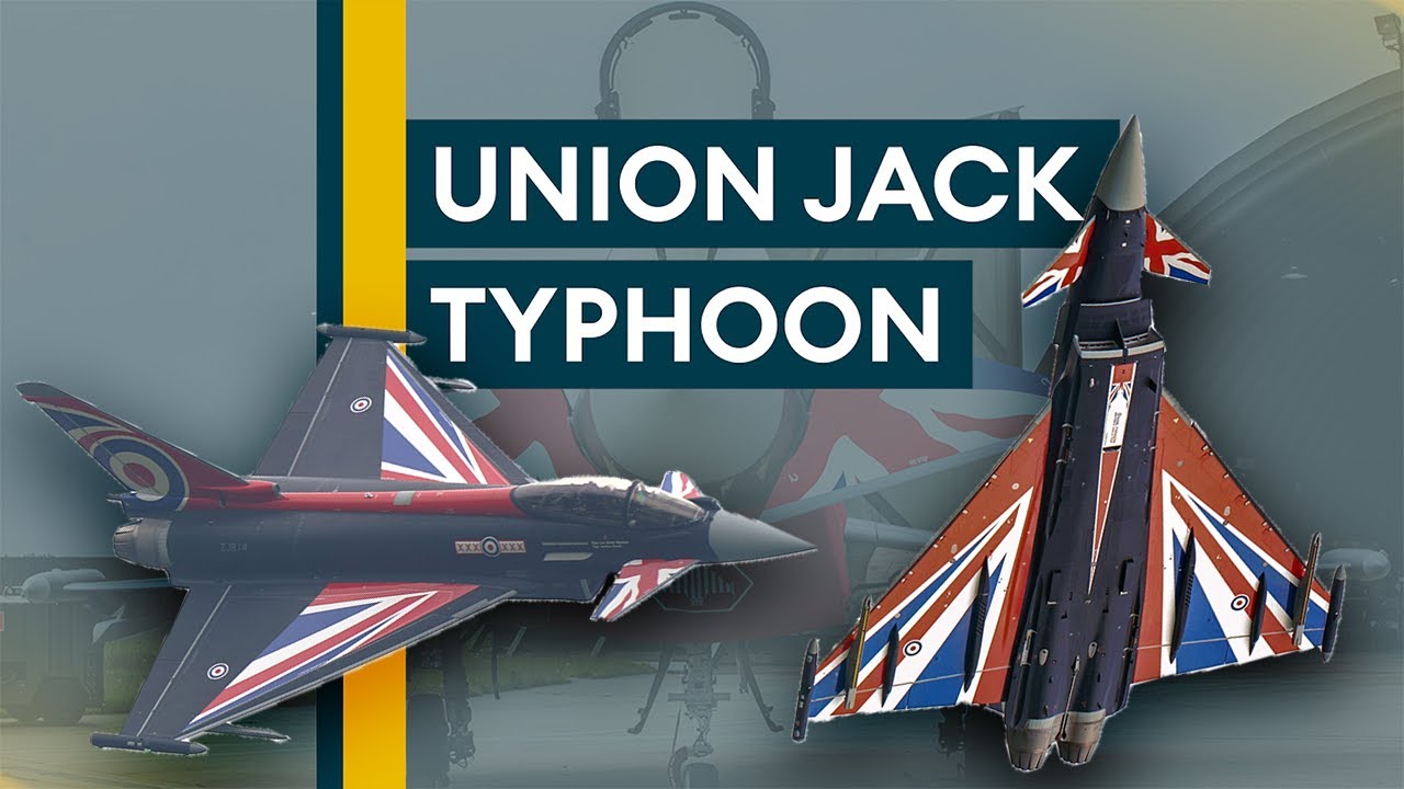 🇬🇧RAF's UNION FLAG TYPHOON Takes Off ️ - YouTube
