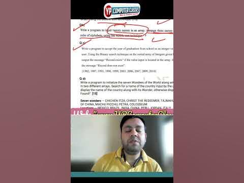 Imp programs for Icse class 10th Computer #shorts #icsecomputer - YouTube