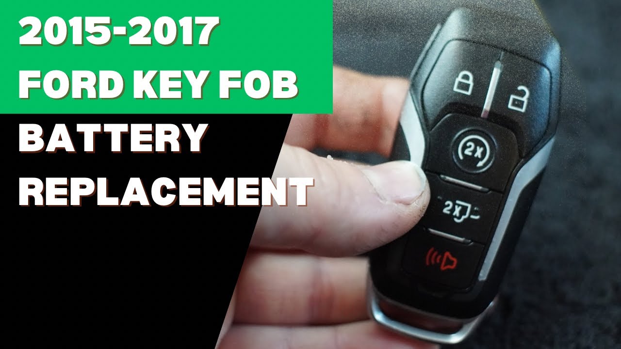 2015-2017 Ford 5 Button Key Fob Battery Replacement - YouTube