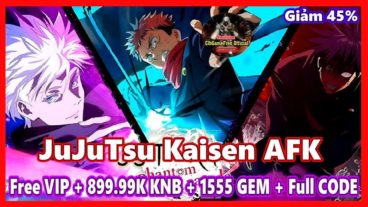 Game Jujutsu Kaisen AFK : Free VIP + 899.99K Gold + 1555 GEM + Full ...