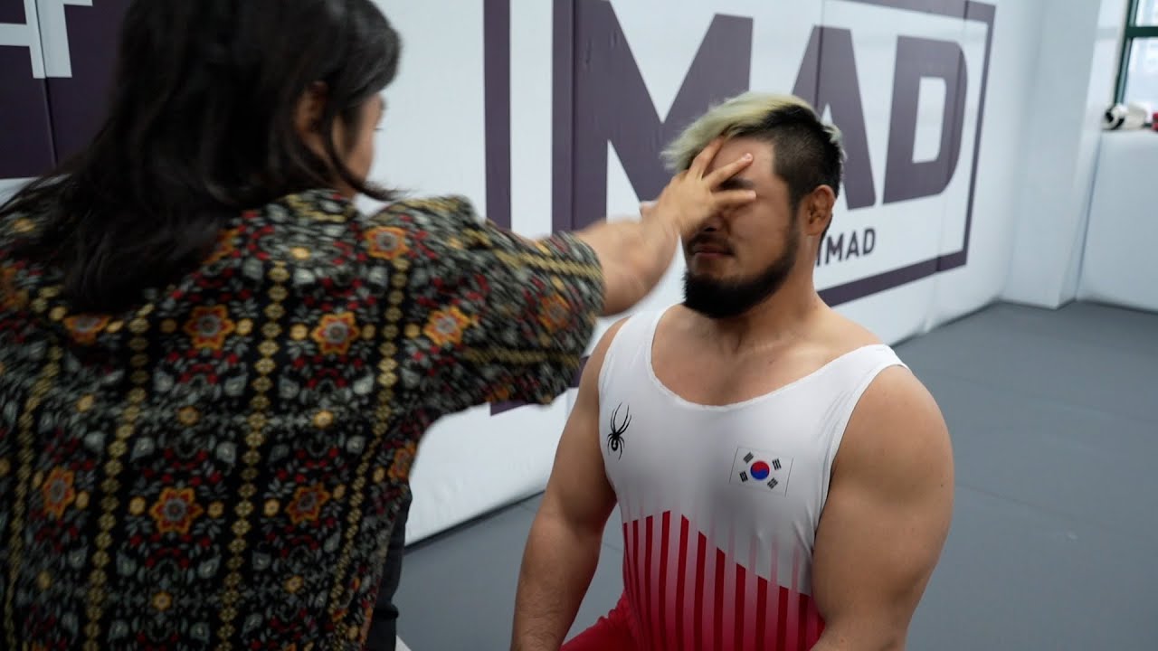 역대급 제일 쎈 125kg 레슬링 국가대표가 도전 왔네요 참교육갑니다 [딱밤왕] 남경진 - YouTube