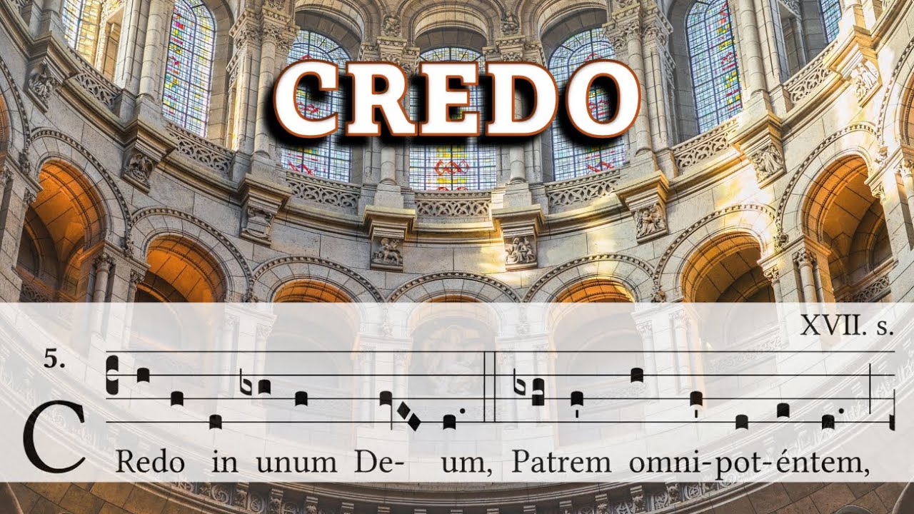 Credo (III) - Gregorian chant - YouTube