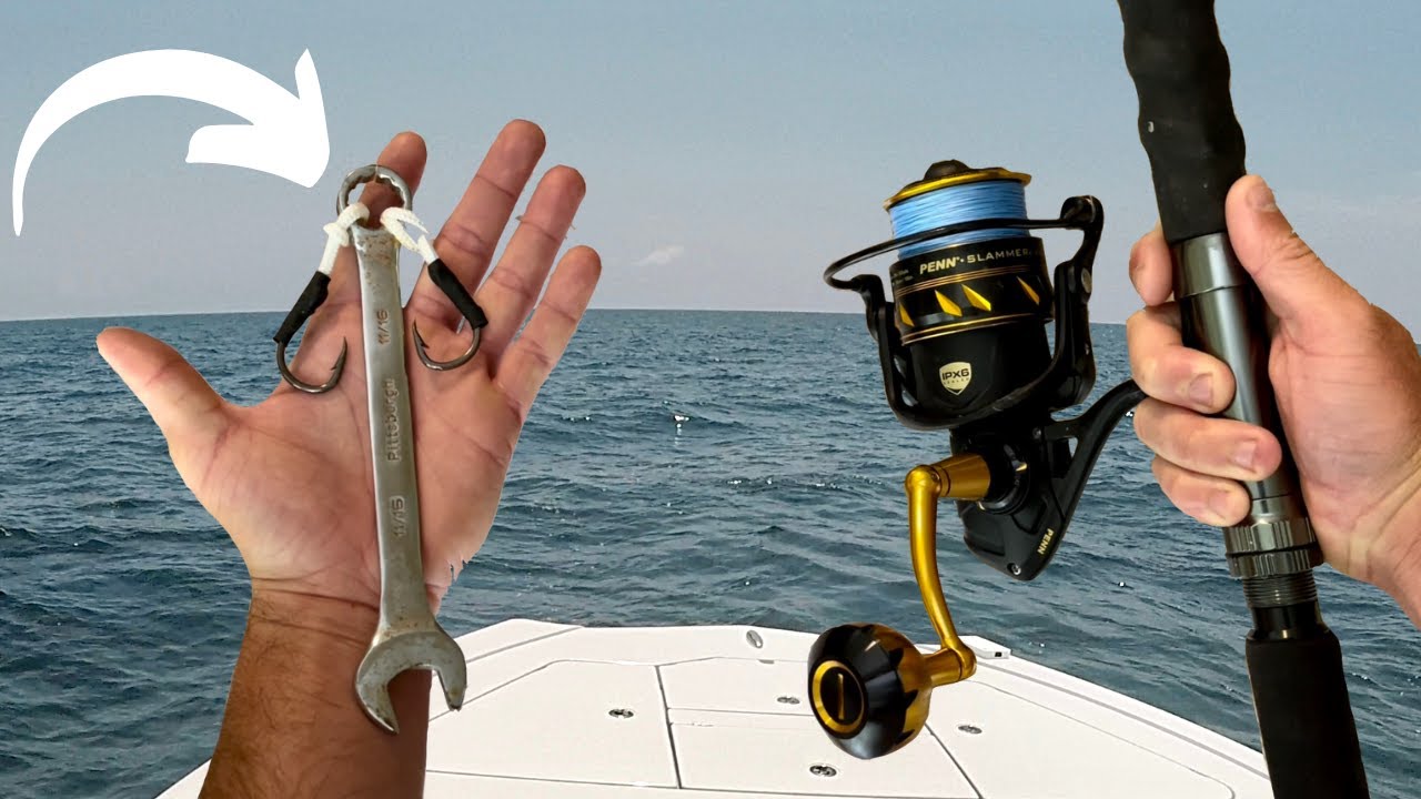 Did I Really Catch A Fish On A WRENCH?? - YouTube