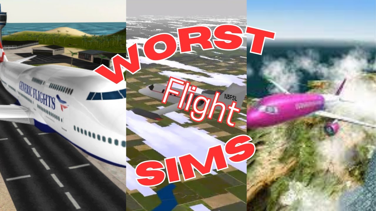 The worst Flight sims I could find - YouTube