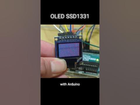 OLED SSD1331（Arduino） - YouTube