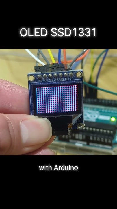 OLED SSD1331（Arduino） - YouTube