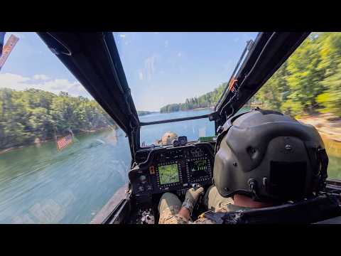 Inside an AH-64 Apache at 15ft | Chasing a Chinook