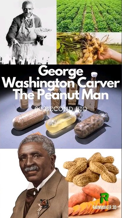 George Washington Carver: The Peanut Man - 60 Second Bio #shorts # ...